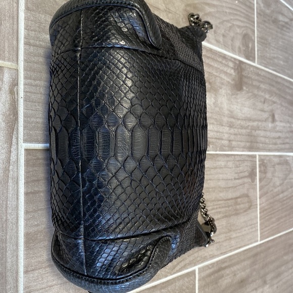 Gucci | Bags | Gucci Black Python Skin Bag Not Available For Sale In Ca ...